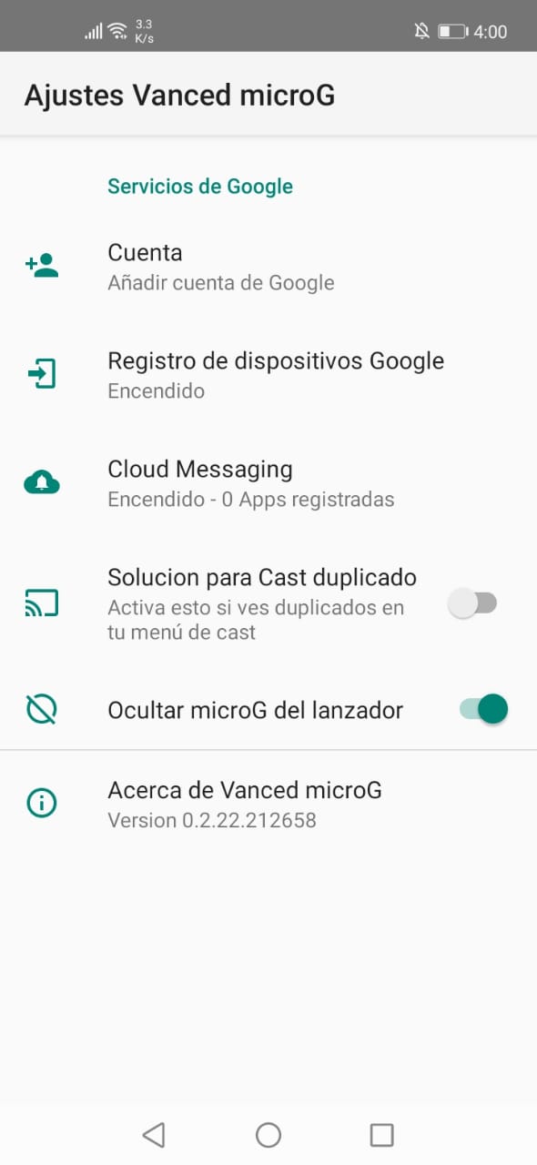 MicroG 0.3.1.4.240913 para Android | Descargar APK